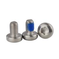 China Pan head Torx slot full threaded nylon glue patched machine screws for sale