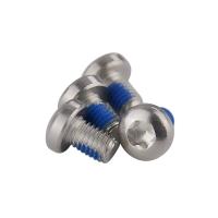 China Pan head Torx slot full threaded nylon glue patched machine screws for sale