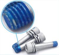 China Dacromet cylindrical head with anti-theft pin nylon patched stainless bolts for sale