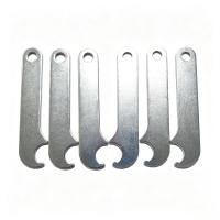 China Customized stamped  zinc plated steel wrench for sale