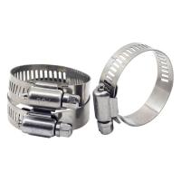 China Stainless steel Worm Drive Hose Clamp Adjustable Pipe Clamp for sale