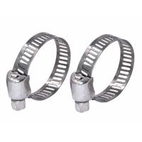 China Stainless steel Worm Drive Hose Clamp Adjustable Pipe Clamp for sale