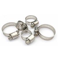 China Stainless steel Worm Drive Hose Clamp Adjustable Pipe Clamp for sale