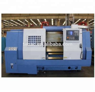 China Twin Spindle FANUC Slant Bed CNC Lathe AK-25 with 12 Tool Post Stations for sale