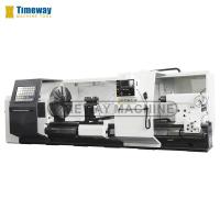 China 6000kg Loading Capacity Yantai Flat Bed Metal CNC Lathe with Horizontal Control System for sale