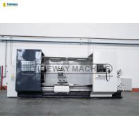 China 6000kg Loading Capacity Yantai Flat Bed Metal CNC Lathe with Horizontal Control System for sale