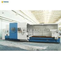 China 6000kg Loading Capacity Yantai Flat Bed Metal CNC Lathe with Horizontal Control System for sale