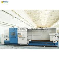 China 6000kg Loading Capacity Yantai Flat Bed Metal CNC Lathe with Horizontal Control System for sale