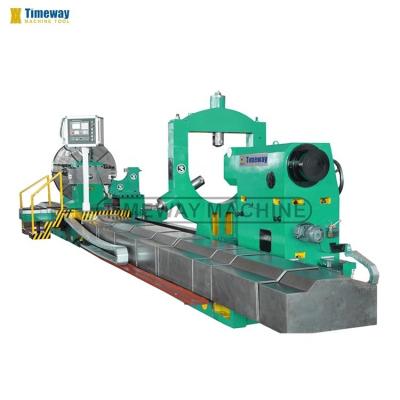 China 7000mm Max. Turned Length 40Ton Load CNC Heavy Duty Horizontal Roller Turning Lathe Machine for sale