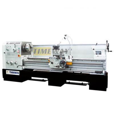 China 2500 N.m Cutting Torque High Precision Horizontal Gap Bed Lathe Machine Rapid Feed Speed for sale
