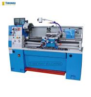 China T-1440B Precision Gear Head Engine Lathe with 220mm Swing Diameter Over Cross Slide for sale