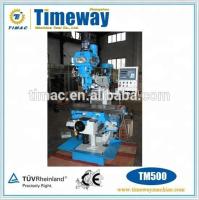 China 3-Axis TIMEWAY H/V Mill Head Turret Milling Machine TM500 with Customizable Voltage for sale