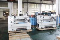 China 400-800mm Swing Taper of tailstock sleeve MT4 Horizontal Precision Gap Bed Metal Lathe for sale