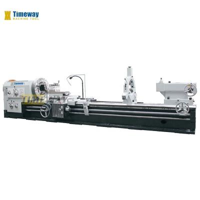 China 22kw Large Spindle Bore Pipe Thread Lathe Designed for Oil Country Requirements for sale