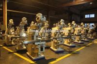 China Customized Voltage M250 Vertical Turret Milling Machine with 2.25kW Spindle Motor Power for sale