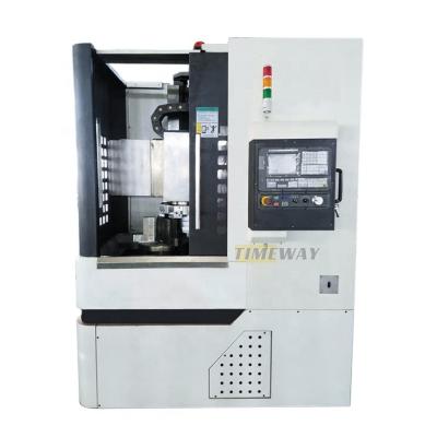 China High Precision Vertical Turning Center with 100mm Spindle Bore and 220V/380V Voltage for sale