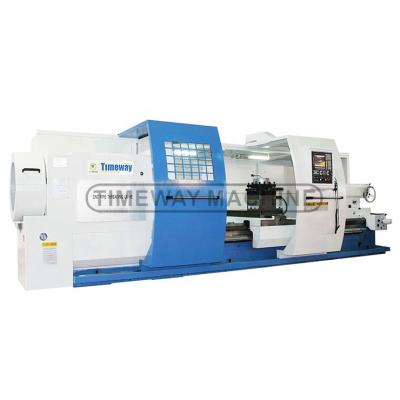 China 755mm Bed Width Thread-Type Spindle Nose CNC Oil Country Lathe for Pipe Threading for sale