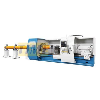 China TIMEWAY Big Spindle Bore Lathe Thread Turning Machine for Oil Field 6500x2220x2120mm for sale