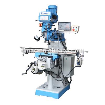 China VERTICAL Turret Milling Machine M330A with R8 Spindle Taper and 330x1370 Table Size for sale