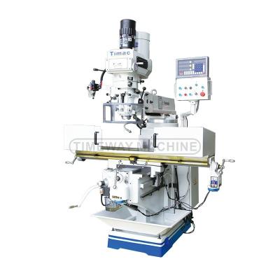 China Medium Volume Production Medium Duty Turret Milling Machine with ISO40 Spindle Taper for sale