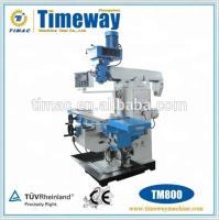 China TM800 Timeway Horizontal and Vertical Turret Milling Machine for Durable Construction for sale