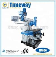 China TM800 Timeway Horizontal and Vertical Turret Milling Machine for Durable Construction for sale