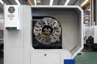 China QK-255F Series CNC Oil Country Lathe Pipe Thread Machining Center with 420mm X Axis Travel for sale