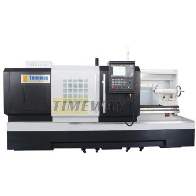 China Custom and High Precision CNC Flat Bed Lathe CK-500 with Metric 90 Spindle Taper for sale