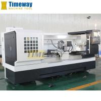 China Custom and High Precision CNC Flat Bed Lathe CK-500 with Metric 90 Spindle Taper for sale