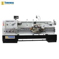 China Horizontal Flat Bed Lathe Machine Tool with 500mm Swing and MT5 Tailstock Quill Taper for sale