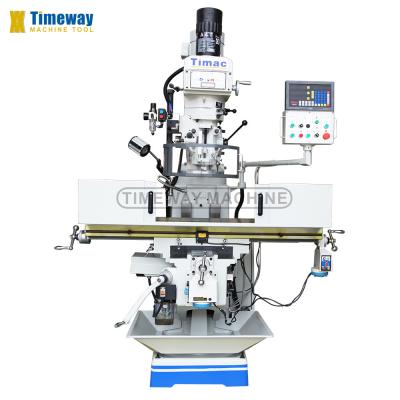 China 220V/380V Normal or CNC Applications Turret Milling Machine with Working Table for sale