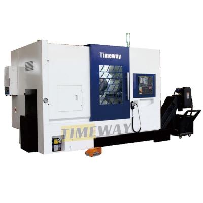 China Slant Bed CNC Lathe with Max. Spindle Speed of 3500 r.p.m and 450mm Travel Z Axis for sale