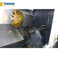 China Precision Slant Bed Type CNC Lathe Machine with FANUC Controller and ISO40 Spindle Taper for sale