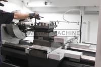 China 280mm Spindle Bore Automatic Oil Country Pipe Thread Lathe QK-280F for Metal Machining for sale
