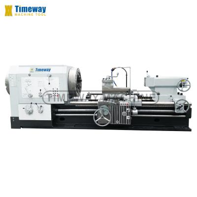 China Medium Duty 4-jaw Electric Pipe Threading Lathe Q-330 for Metal Bed width 755 mm for sale