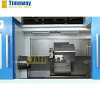 China Metal Turning Speed CNC Lathe with 550mm Z Axis Travel and 12 N.m Cutting Torque for sale