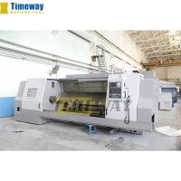 China Automatic High Precision Metal Slant Bed CNC Lathe Machine with 2 Axes and 2 Spindles for sale