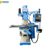 China Versatile High Precision Turret Milling Machine with 3 T-slots 16mm and 1400KG Weight for sale