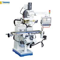 China Versatile High Precision Turret Milling Machine with 3 T-slots 16mm and 1400KG Weight for sale