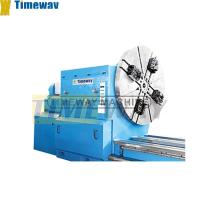 China Affordable Flat Bed CNC Lathe AK-2000H 130mm Spindle Bore and Professionally Made for sale