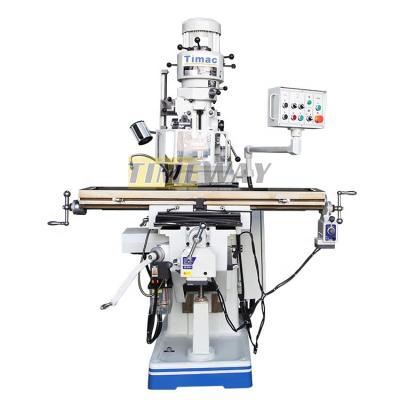 China High Precision M250 Manual Turret Milling Machine with 3 Axes and 400mm Table Travel for sale