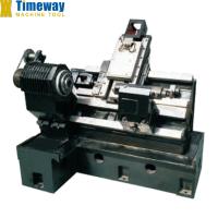 China 210 mm Travel X Axis CK-32 CNC Lathe Machine For Metal Slant Bed Lathe 2700 KG Weight for sale