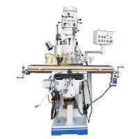 China Universal Turret Milling Machine with Light Duty Machining Capacity 1280kg Weight for sale