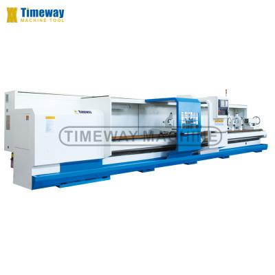 China 630mm Z Axis Travel CNC Heavy Duty Horizontal Lathe Machine AK-630B for Metal Turning for sale