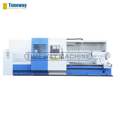 China Metric 140 Spindle Taper Heavy Duty CNC Horizontal Lathe Machine AK-1250B torno equipo for sale