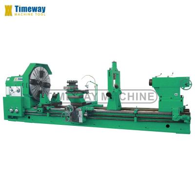 China Metric 140 Taper Hole Manual Lathe for Steel Workpieces up to 12000mm by Timeway for sale