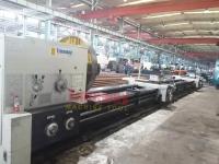 China Metric 140 Taper Hole Manual Lathe for Steel Workpieces up to 12000mm by Timeway for sale
