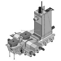 China CNC Horizontal Machine Center with Exchange Table Machining Center 7.5/11kw for sale