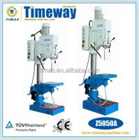 China 860 KG Geared Head Pedestal Drills Vertical Drilling Machine Z5050A Bule and White for sale