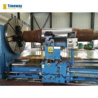 China 130mm Spindle Bore Heavy Duty Lathe Machine with High Capacity and Rapid Feed Speed for sale